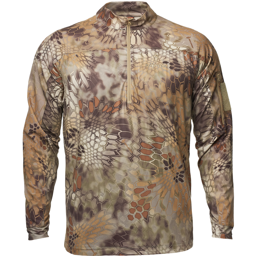 Kryptek Valhalla 2 Long Sleeve Zip Shirt Highlander Large - Hunting Accessories at GunBroker.com ...
