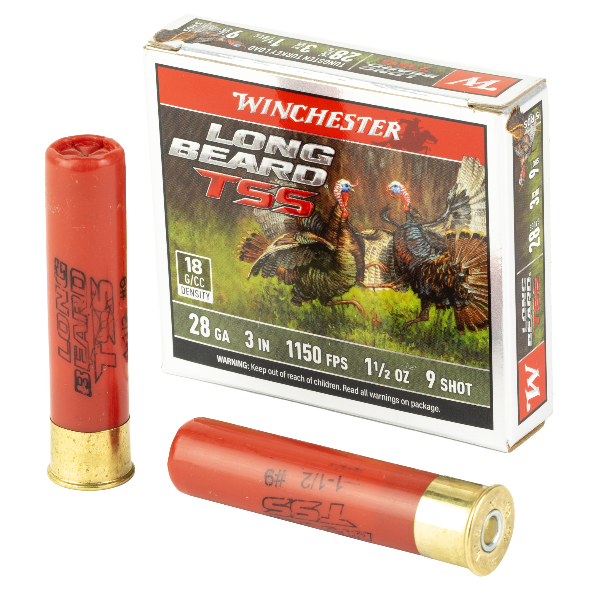 WIN LONG BEARD TSS 28GA 3" #9 5-50 - Shotgun Shells at GunBroker.com ...